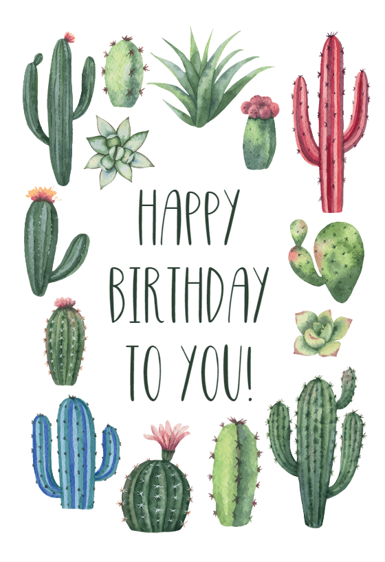 Cactus Birthday - Birthday Card (Free) | Greetings Island