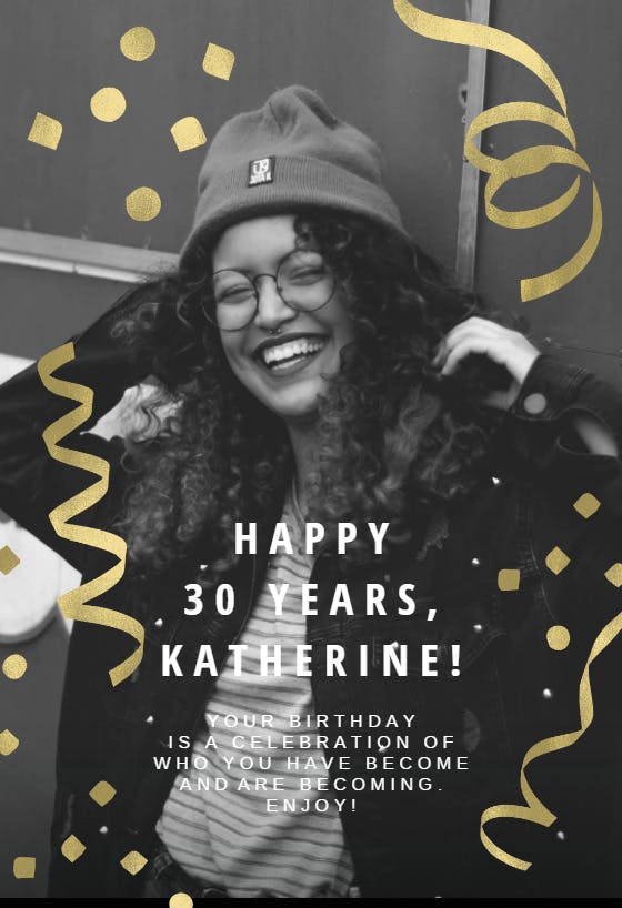 Confetti Filter - Birthday Card (Free) | Greetings Island