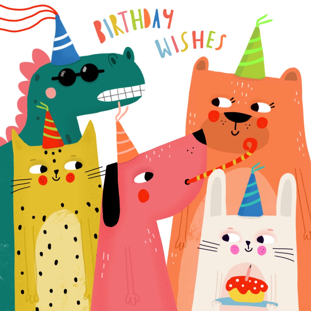 Gradient Celebration - Birthday Card (Free) | Greetings Island