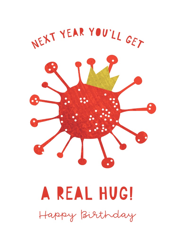 Coronavirus hug - Birthday Card (Free) | Greetings Island