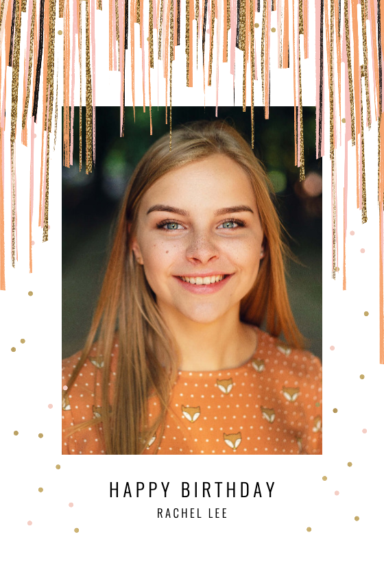 Decorative Stripes - Birthday Card | Greetings Island