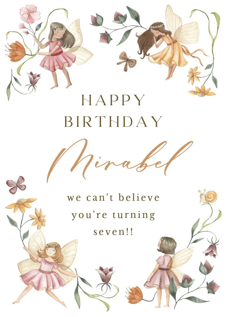 Fairy Garden - Birthday Card | Greetings Island