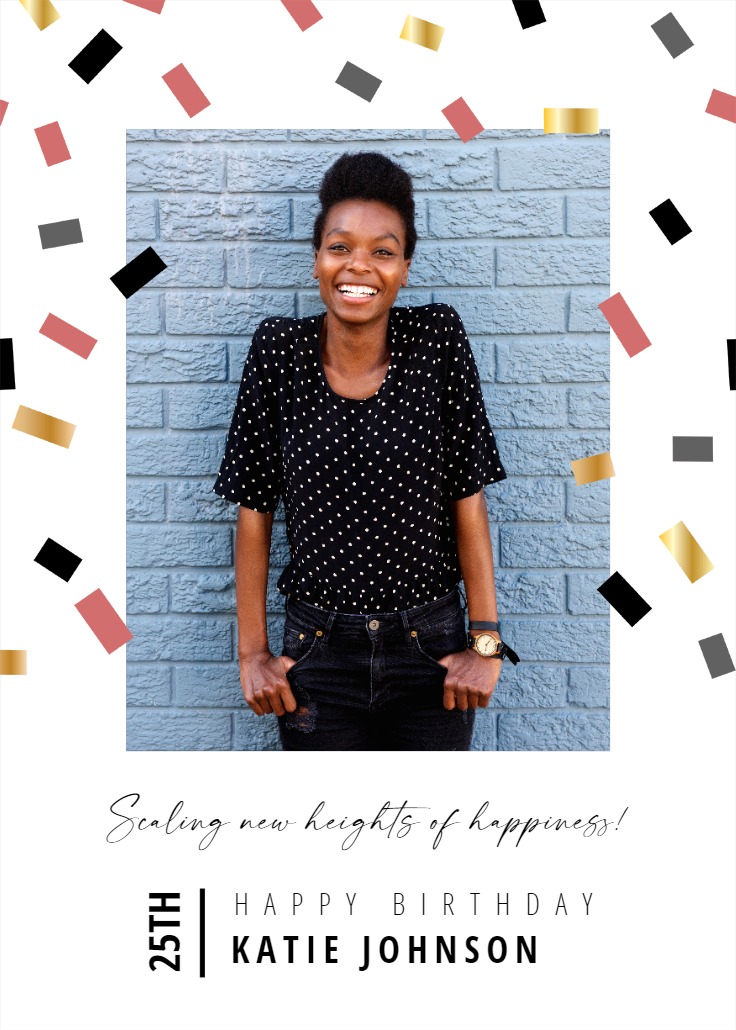 Falling Confetti - Birthday Card (Free) | Greetings Island