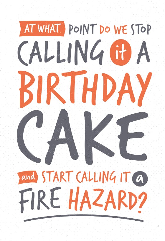 Fire Hazard - Birthday Card (Free) | Greetings Island