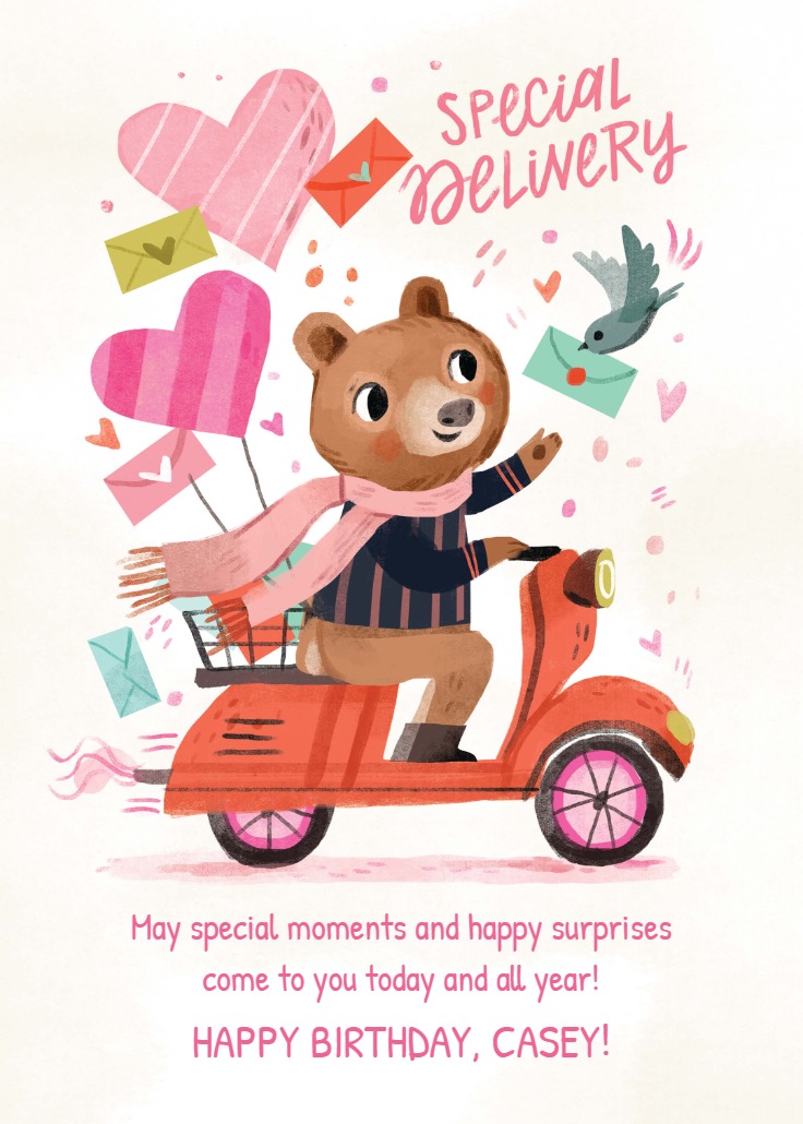 First Class - Birthday Card | Greetings Island