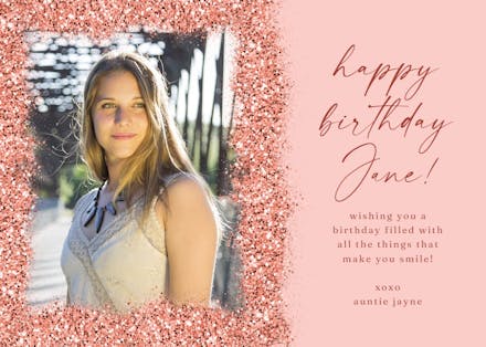 Glitter Gradient - Birthday Card (Free) | Greetings Island