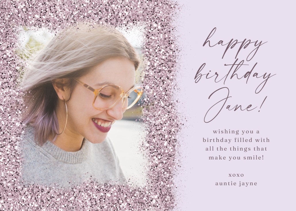 Glitter Abstract - Birthday Card (Free) | Greetings Island
