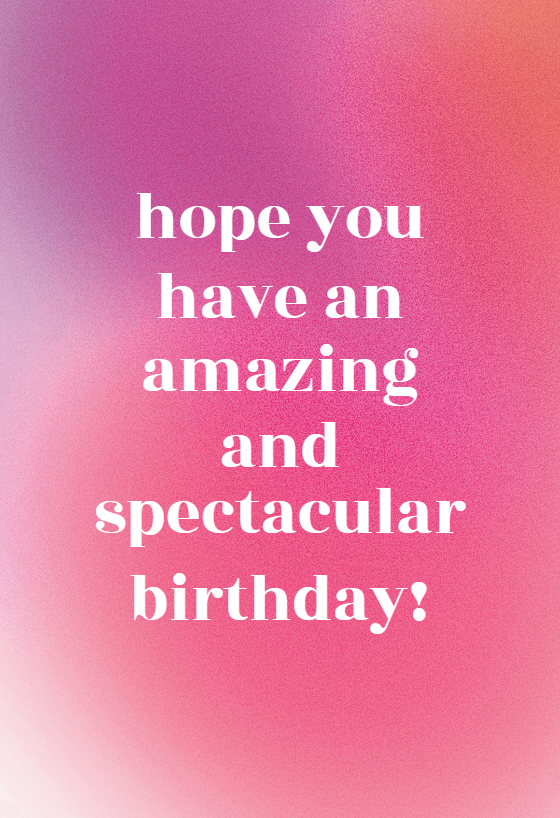 Gradient celebration - Birthday Card (Free) | Greetings Island