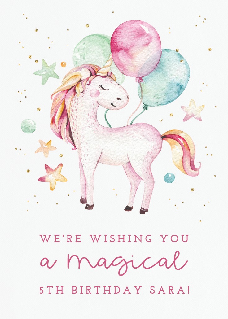 Unicorn Birthday Cards (Free) | Greetings Island