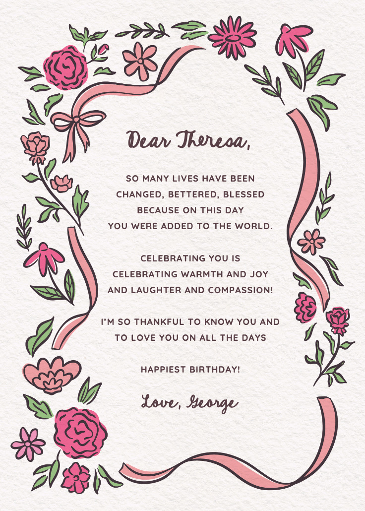 Simply Romantic - Birthday Card | Greetings Island