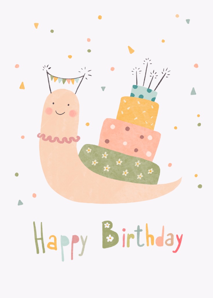 Snail Day - Birthday Card (Free) | Greetings Island