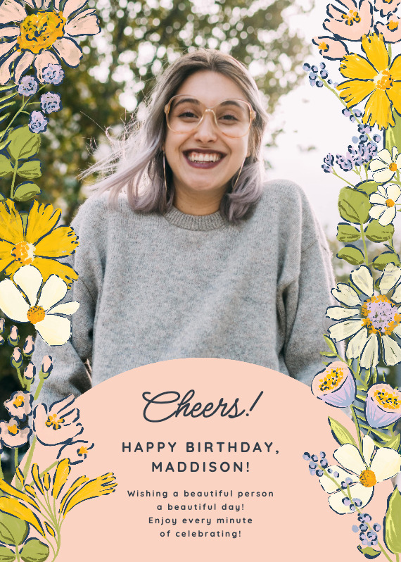 Spring Flowers - Birthday Card | Greetings Island