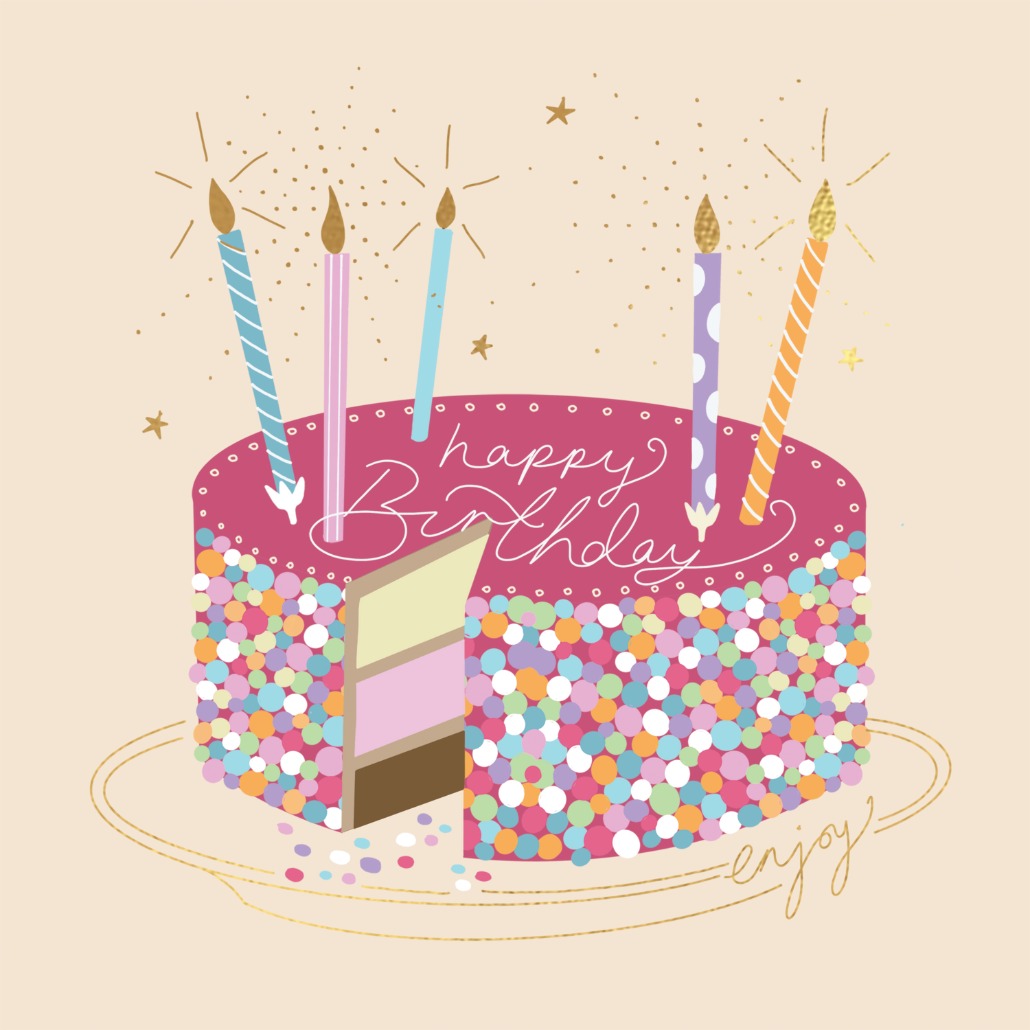 Sprinkle cake - Birthday Card | Greetings Island