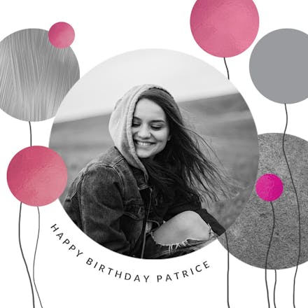 Surrealism Balloons - Birthday Card (Free) | Greetings Island