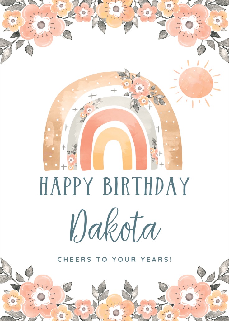 Watercolor Rainbow - Birthday Card | Greetings Island