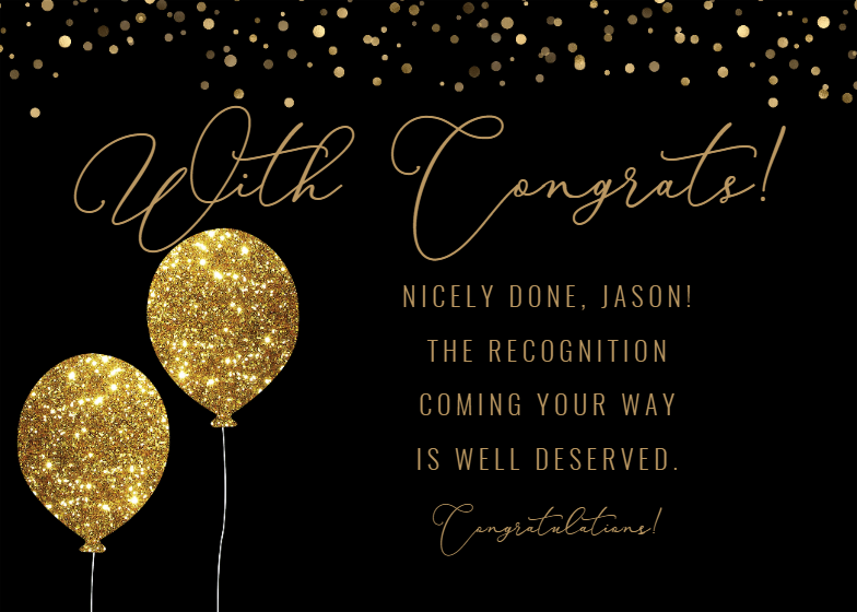 Celebrating Success - Congratulations Card (Free) | Greetings Island