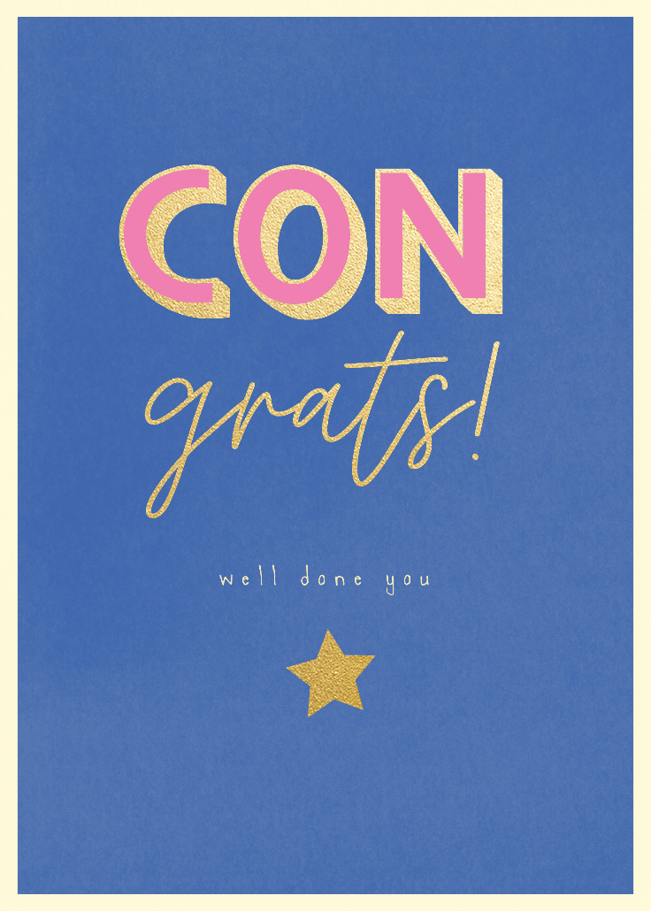 Congrats Star - Congratulations Card (Free) | Greetings Island