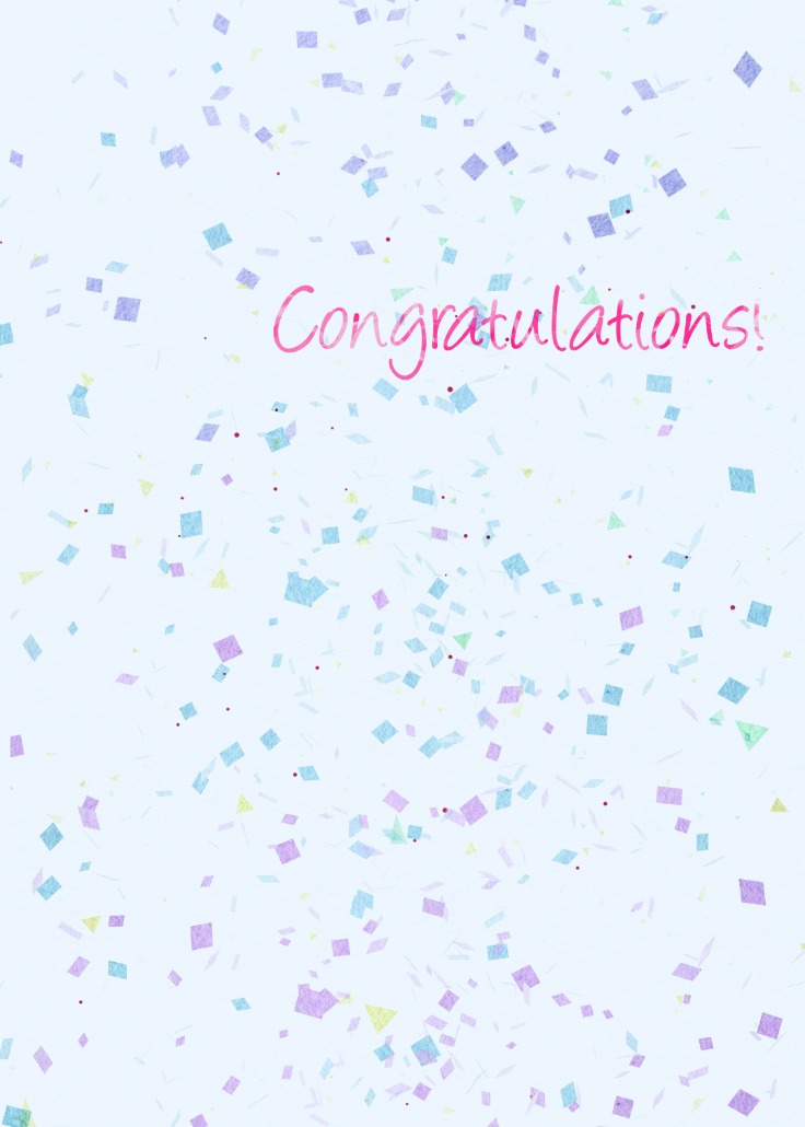 Congratulations Confetti - Congratulations Card (Free) | Greetings Island