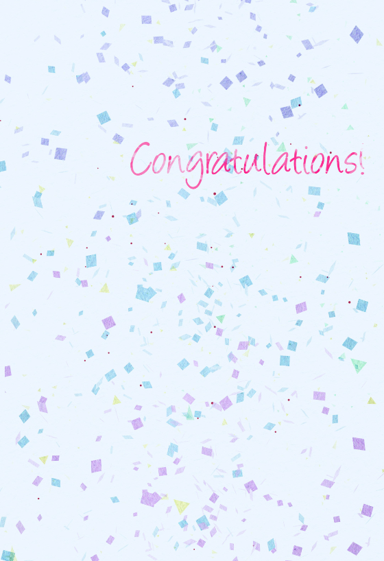 Congratulations Confetti - Congratulations Card (Free) | Greetings Island