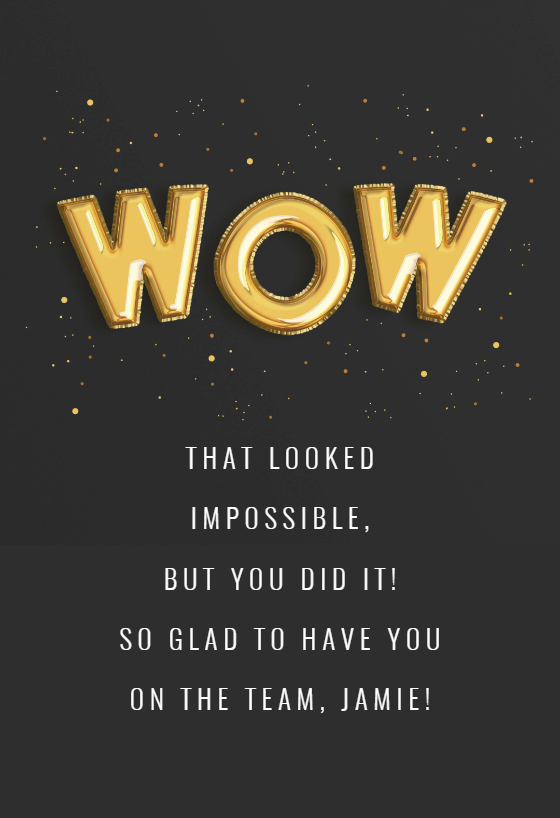 Free Floating - Congratulations Card | Greetings Island