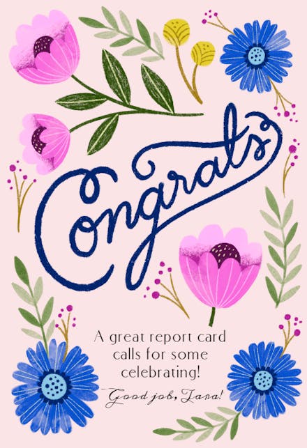 Stylized Stems - Congratulations Card | Greetings Island