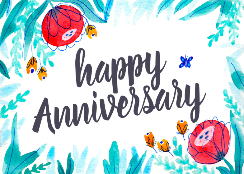Spring Ring - Happy Anniversary Card (Free) | Greetings Island
