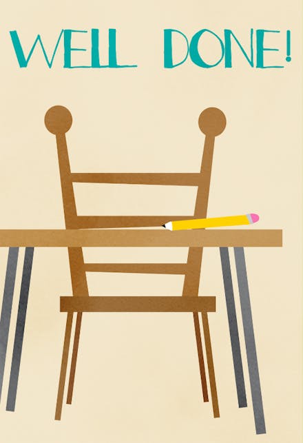 Well Done - Free Good Luck With Exam Card (Free) | Greetings Island