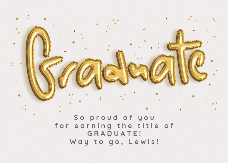 Grad Vocab - Graduation Card (Free) | Greetings Island