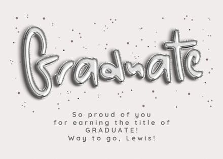 Grad Vocab - Graduation Card (Free) | Greetings Island
