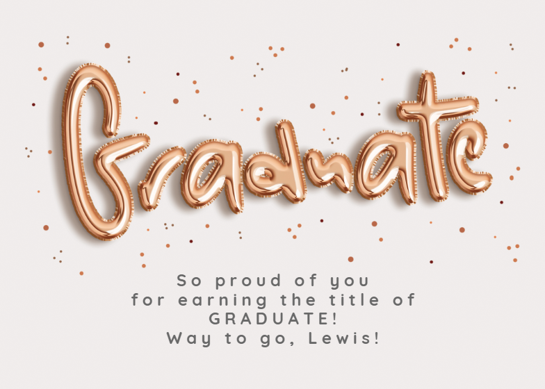 Grad Vocab - Graduation Card (Free) | Greetings Island