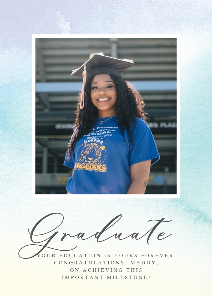 Graduated Colors - Graduation Card | Greetings Island