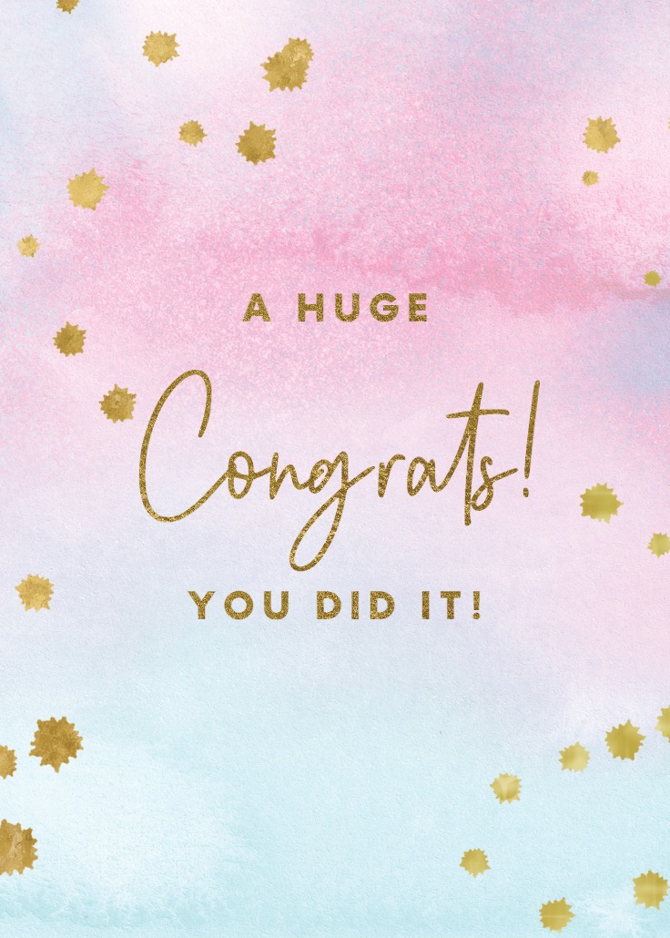 Polka dot party - Graduation Card | Greetings Island