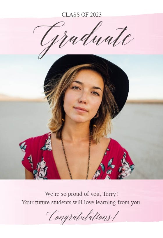 Proud Portrait - Graduation Card (Free) | Greetings Island
