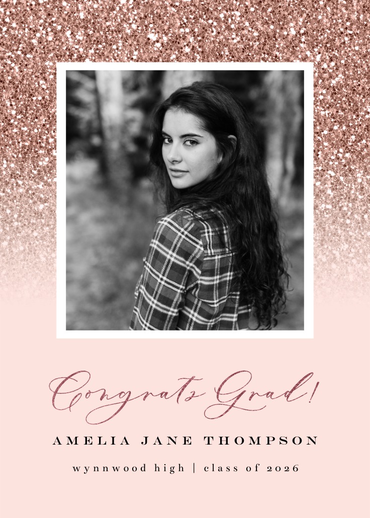 Blush Gold Spots - Graduation Card | Greetings Island