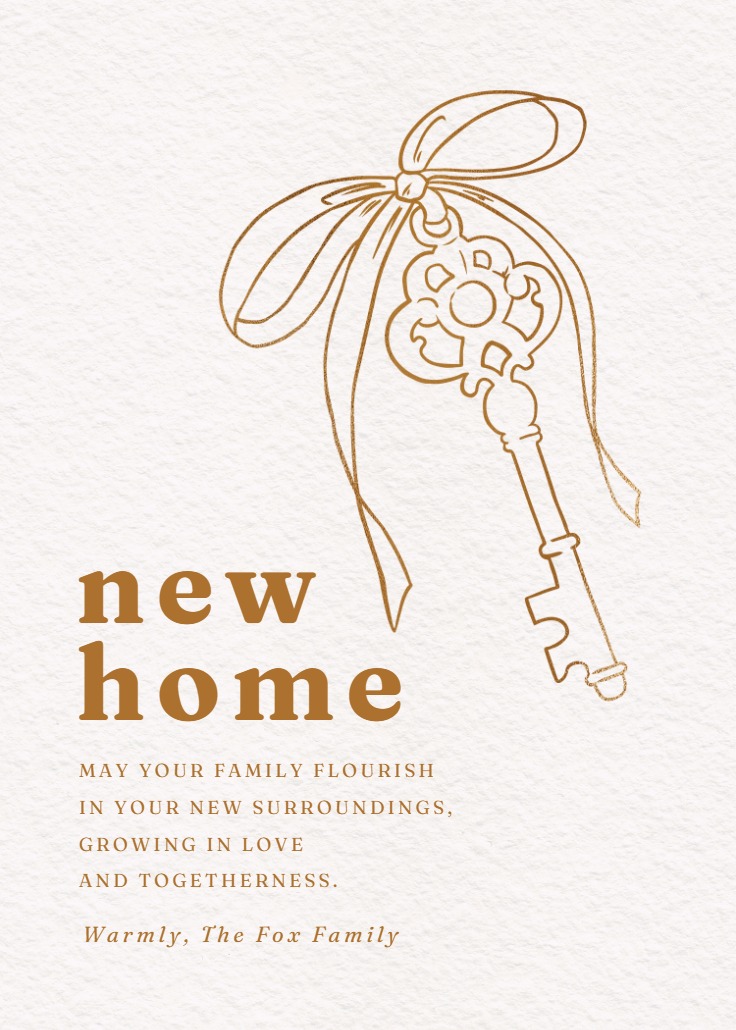 New Keys - New Home Card (Free) | Greetings Island
