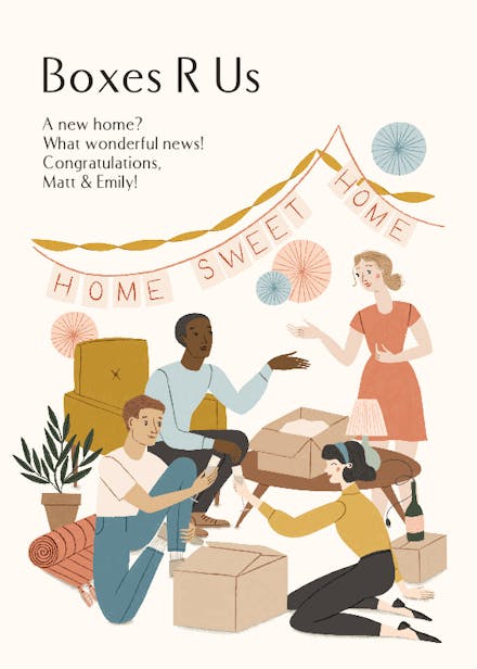 Homemade Happens Here - New Home Card | Greetings Island