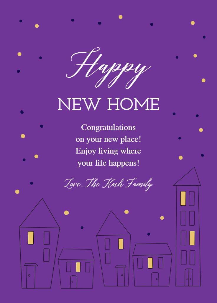 Welcoming Committee - New Home Card (Free) | Greetings Island