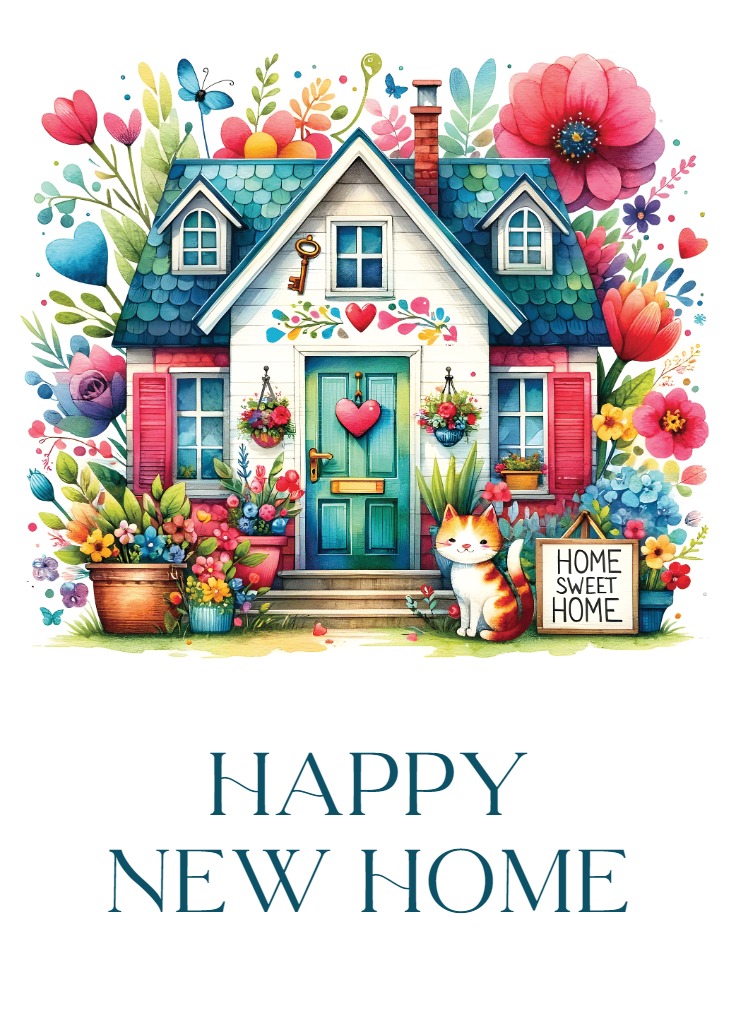 New Home Cards (Free) | Greetings Island