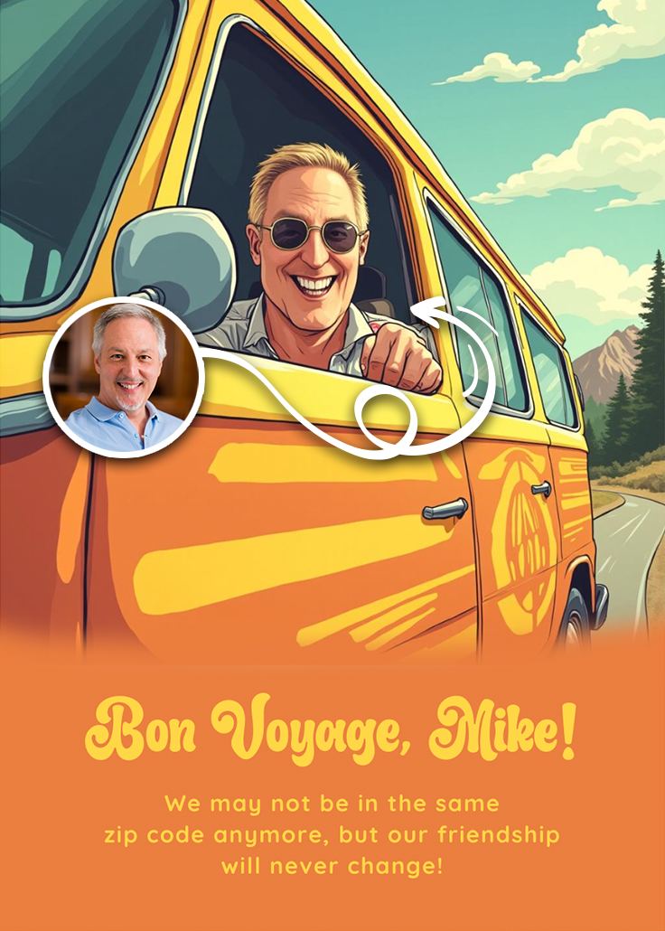 Van Life Vibes - Retirement Card (Free) | Greetings Island