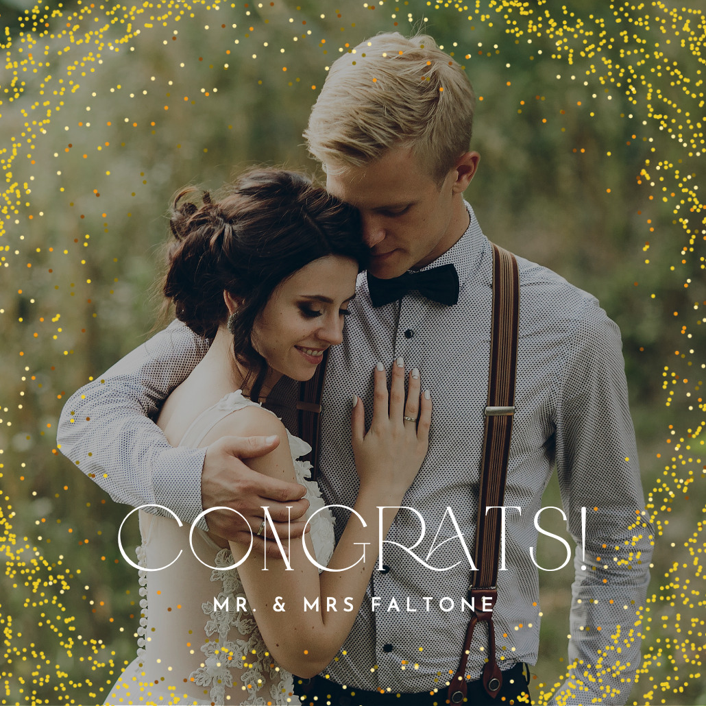 Blushing Bride - Wedding Congratulations Card (Free) | Greetings Island