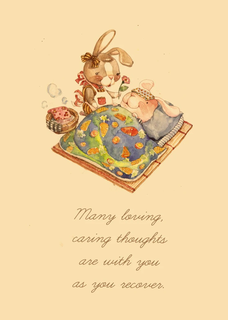 Card with All My Love - Get Well Soon Card (Free) | Greetings Island