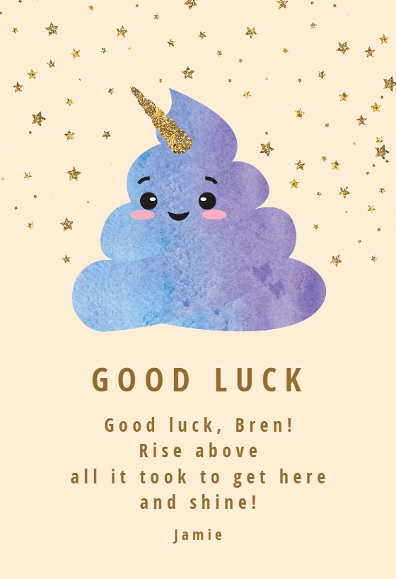 Be a Star - Good Luck Card (Free) | Greetings Island