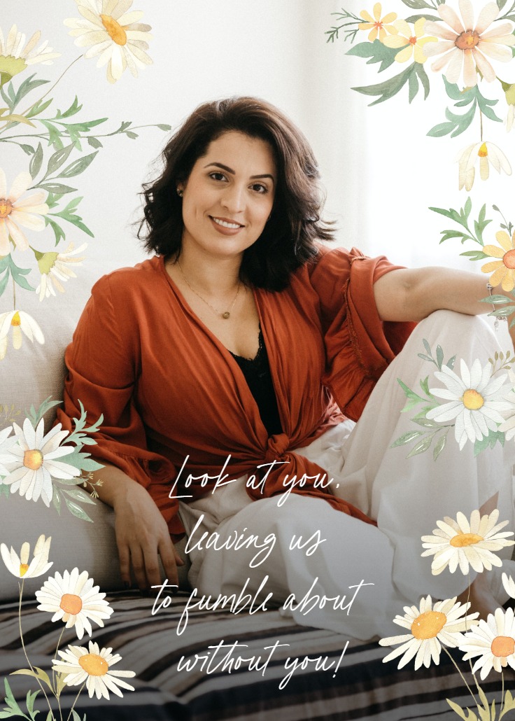 Daisy Frame - Farewell Card | Greetings Island