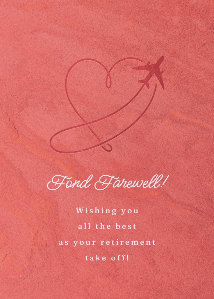 Flying Foil - Farewell Card | Greetings Island