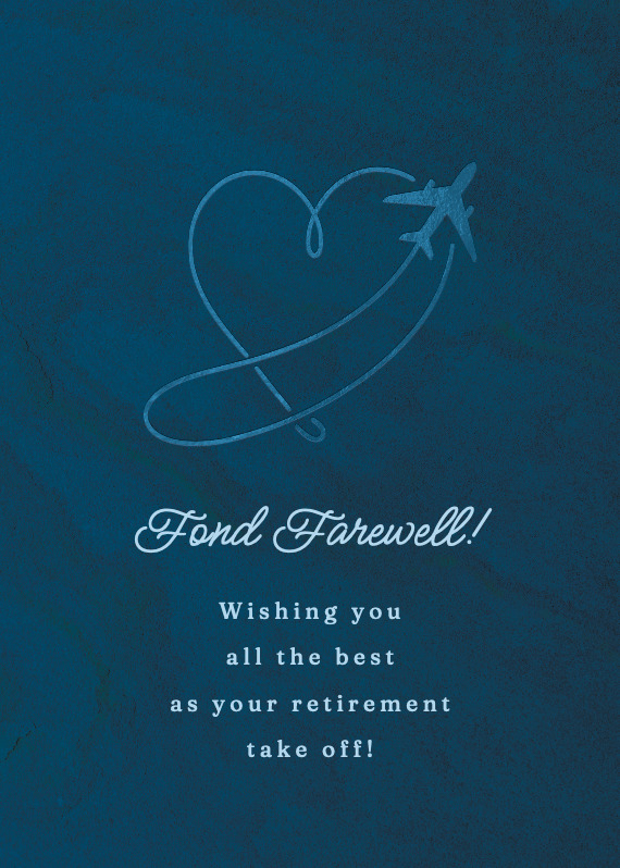 Flying Foil - Farewell Card | Greetings Island