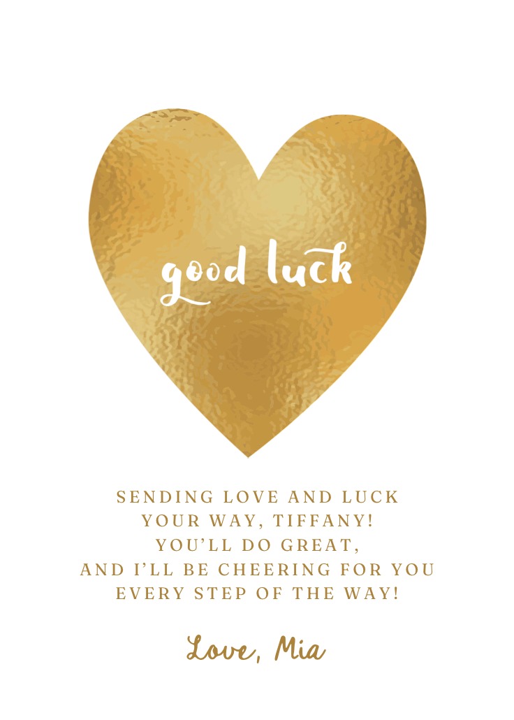 Lovely Luck - Good Luck Card (Free) | Greetings Island