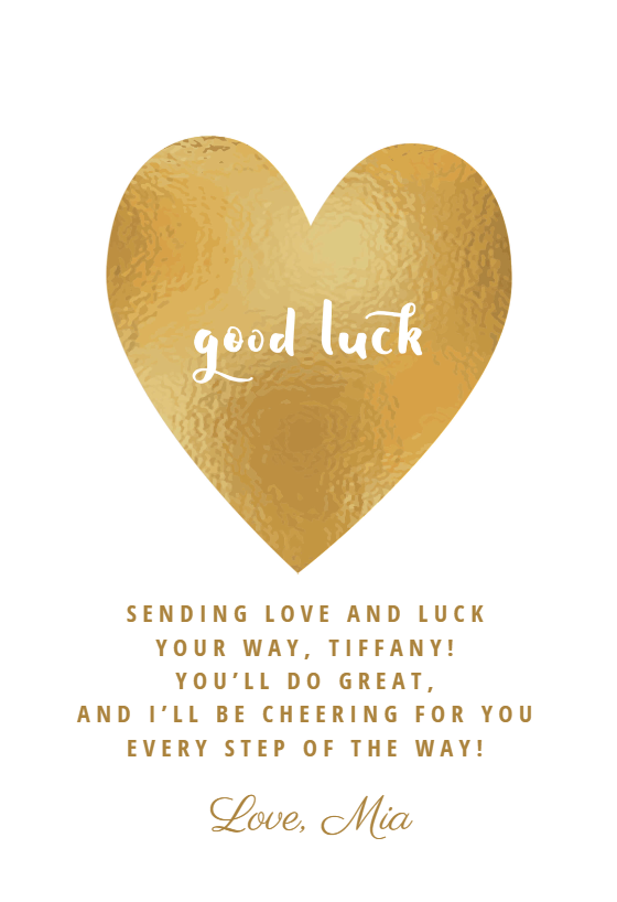 Leaves Of Luck - Good Luck Card (Free) | Greetings Island