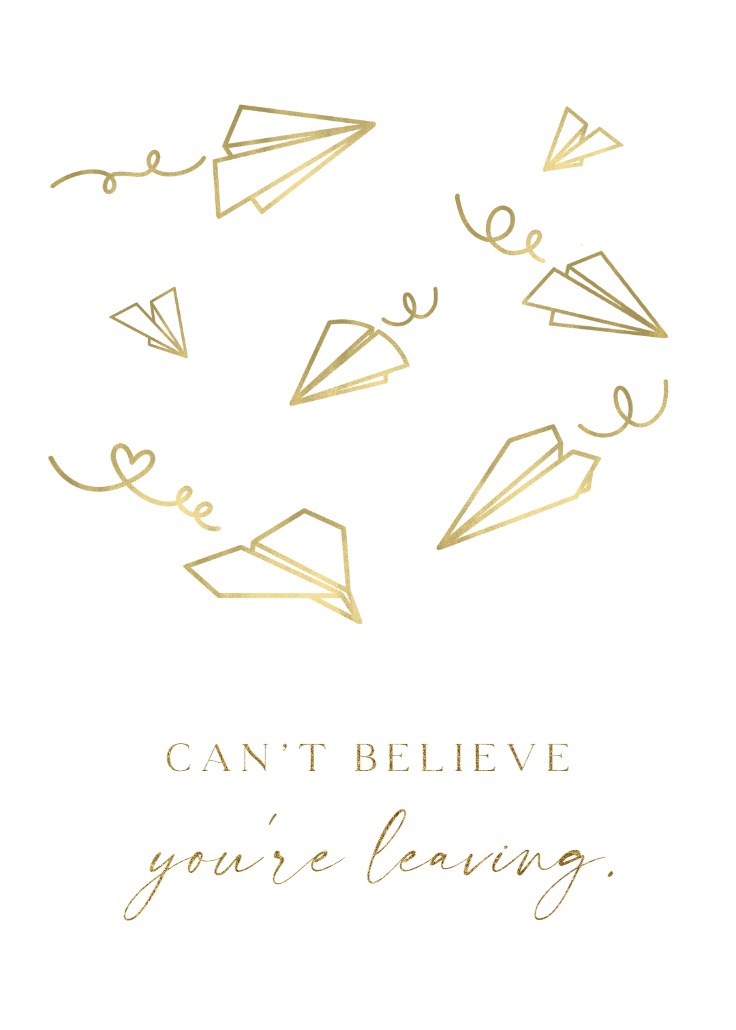 Paper Planes - Farewell Card (Free) | Greetings Island