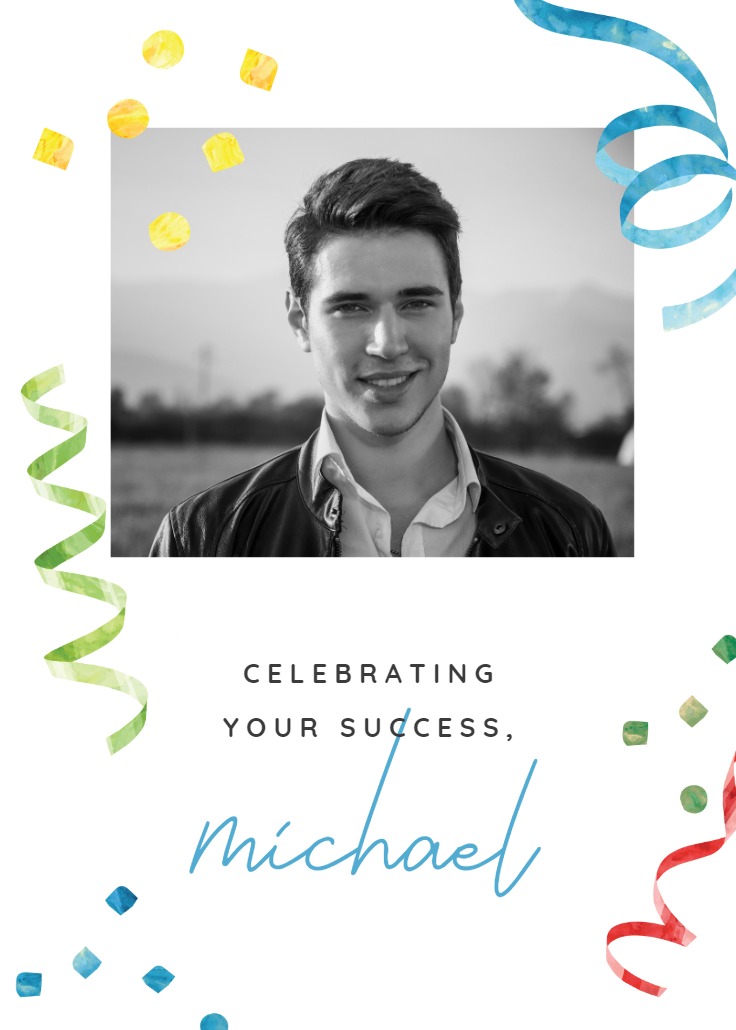 Whimsical Ribbons - Farewell Card (Free) | Greetings Island