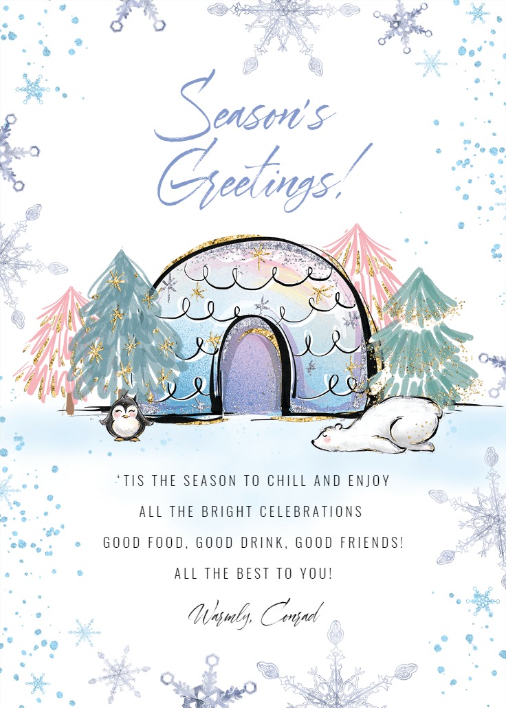 Chill Out - Christmas Card (Free) | Greetings Island